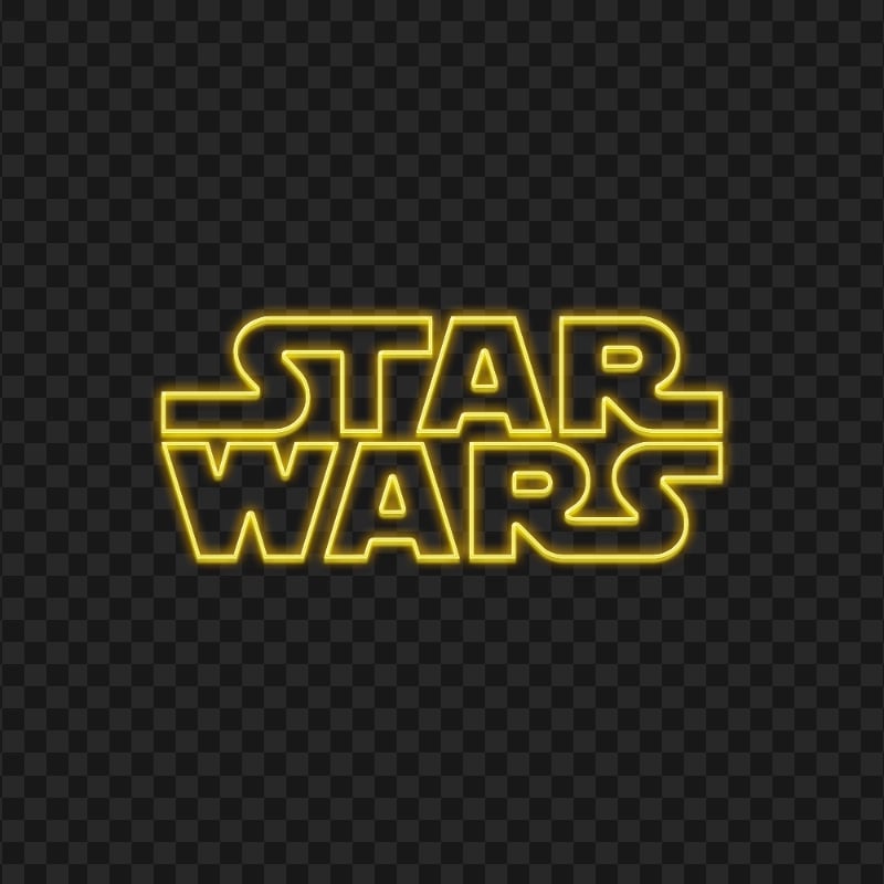Yellow Neon Logo Star Wars HD PNG | Citypng