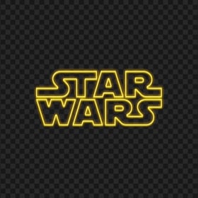 HD Beautiful Yellow Star Wars Logo PNG | Citypng