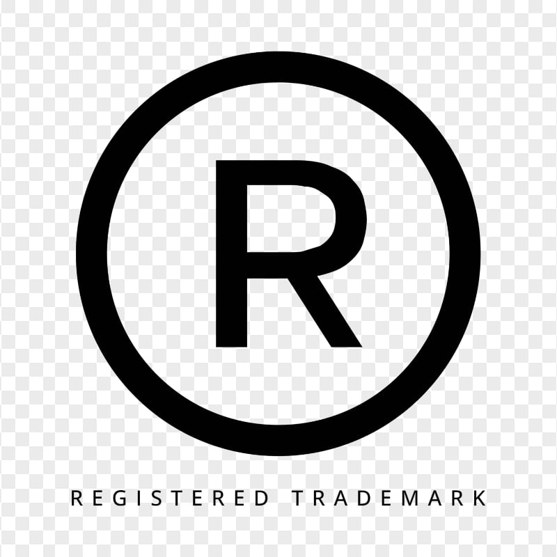 HD R Registered Trademark Logo PNG | Citypng