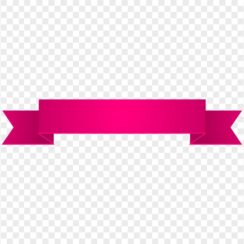 Pink Ribbon Banner Illustration PNG | Citypng