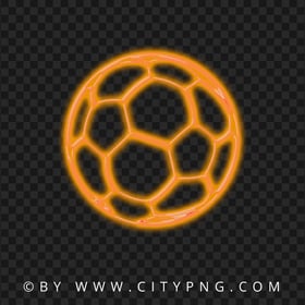 Download Blue Neon Football Soccer Ball PNG | Citypng