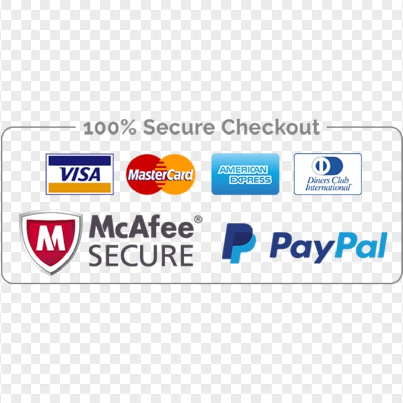 Secure Checkout Payment Badge Icons Shopify | Citypng