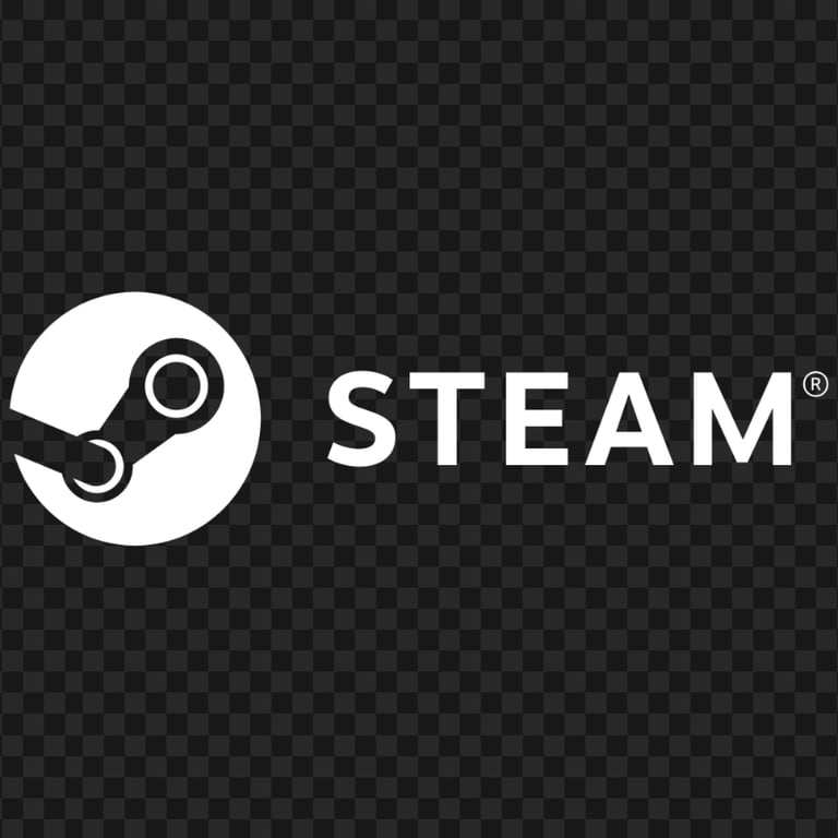 Steam White Logo HD PNG | Citypng
