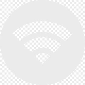 Wireless Wifi Round White Logo Icon Download PNG | Citypng