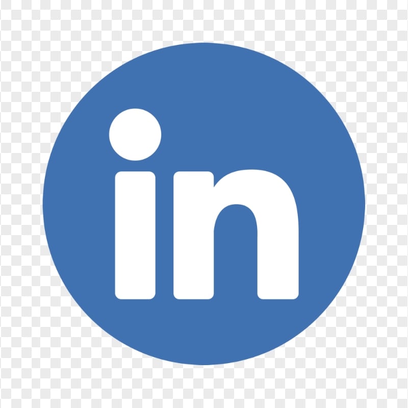 HD Vector Flat Linkedin IN Round Icon PNG | Citypng