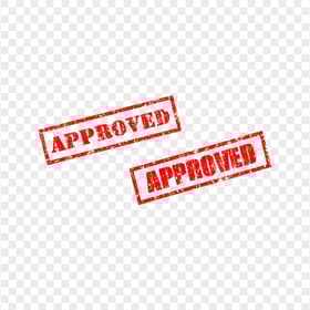 HD Blue Approved Stamp PNG | Citypng