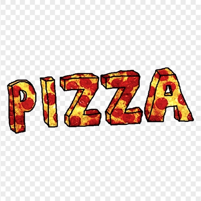 Pizza Letters Sticker Pepperoni Tumbler Transparent PNG | Citypng