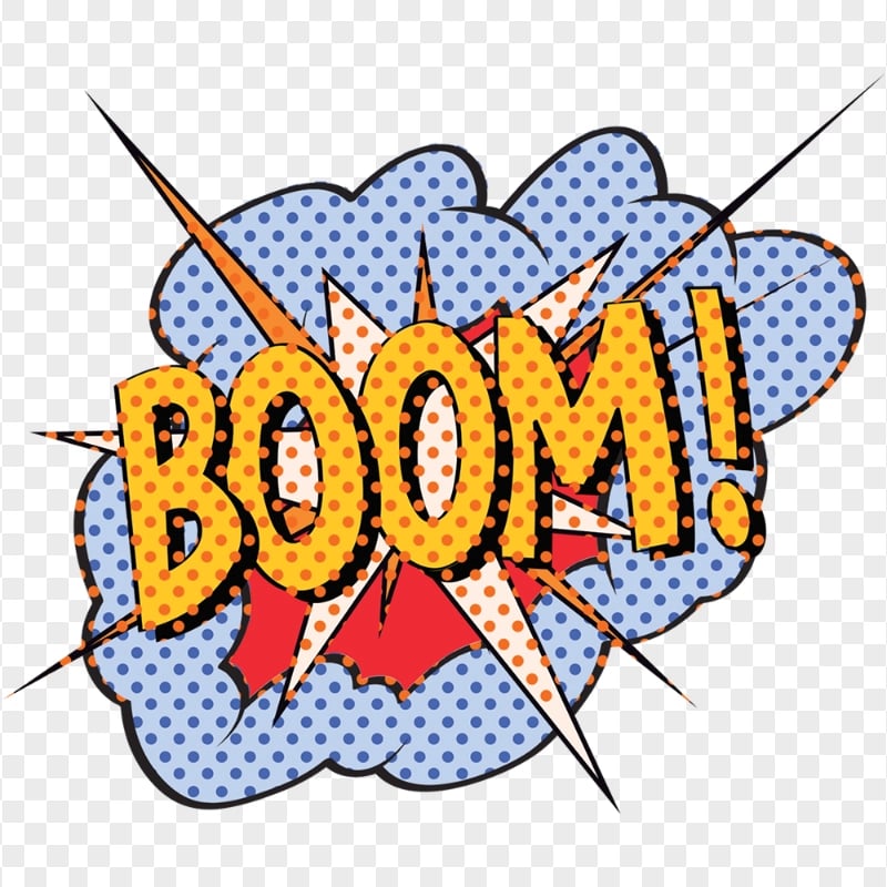 Comics Cartoon Boom Explosion Bubble Cloud PNG IMG | Citypng