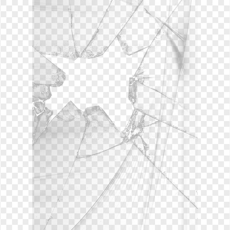 HD Broken Crack Glass Mirror Effect PNG | Citypng