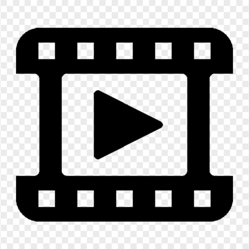 Video Play, Watch Player Black Icon FREE PNG | Citypng