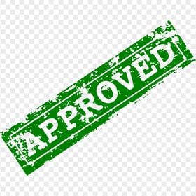 HD Green Approved Stamp PNG | Citypng