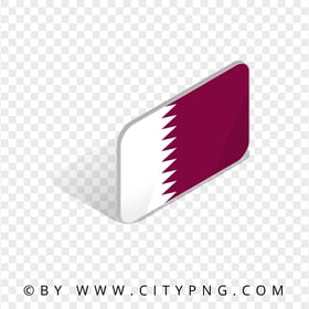 Download Flat Qatar Flag Icon PNG | Citypng