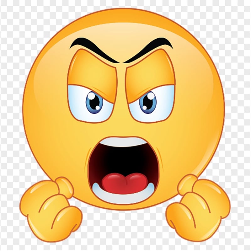 Angry Face Cartoon Emoji Emoticon | Citypng