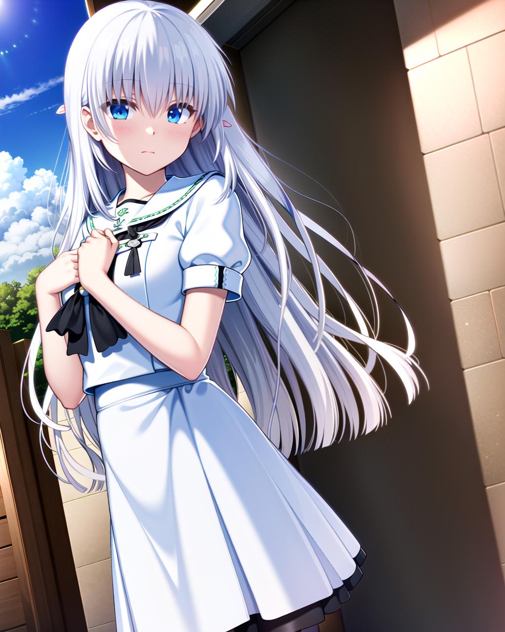 Shiroha Naruse (Summer Pockets) ｜AI Art LoRA Model | PixAI