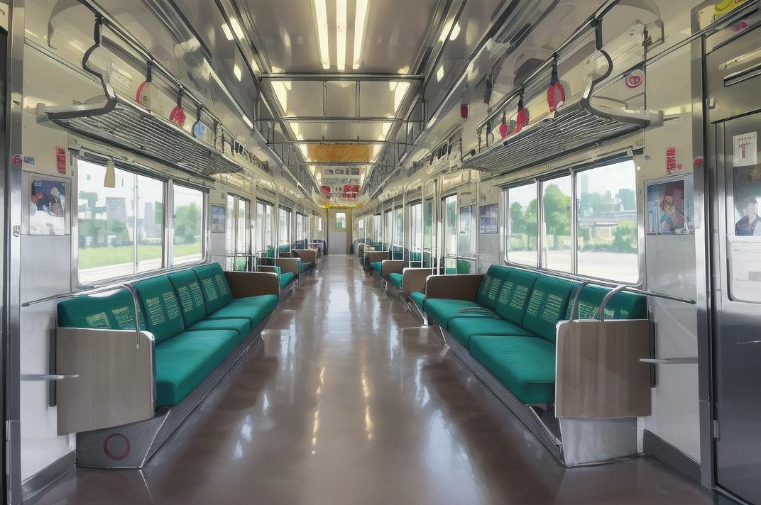AI Art LoRA Model: JR East 205 series / train interior | PixAI