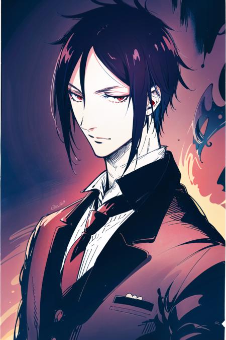 Sebastian Michaelis (Black Butler) ｜AI Art LoRA Model | PixAI