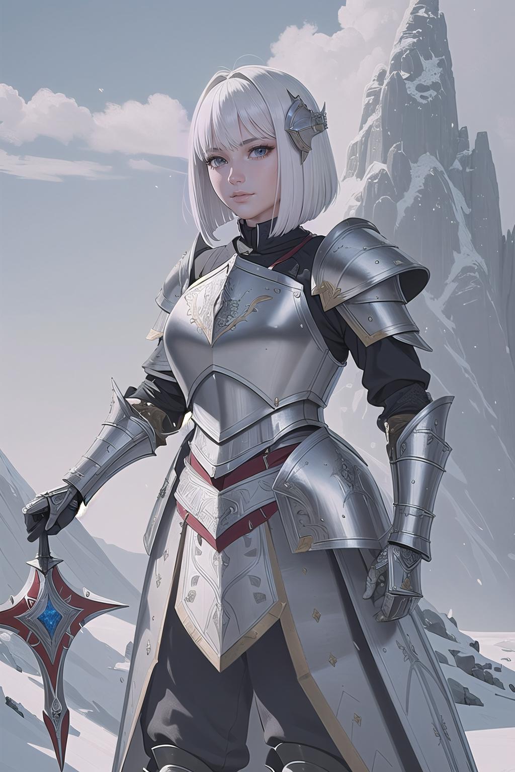 Envy Warrior 01 ｜AI Art LoRA Model | PixAI