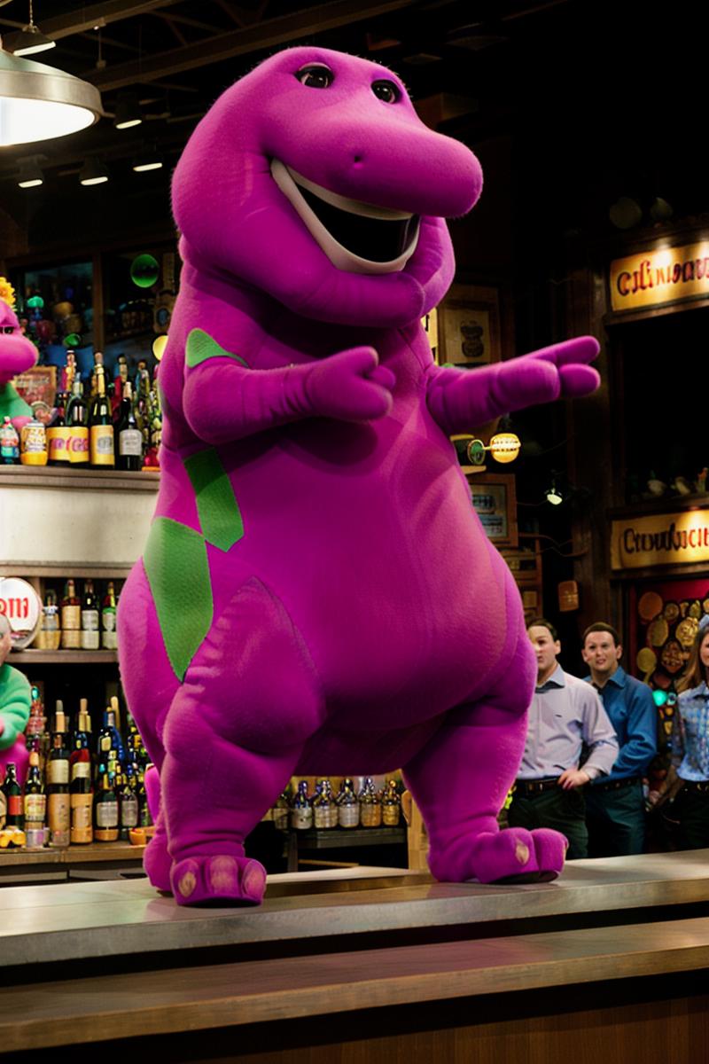 Barney the dinosaur｜AI Art Model & LoRA | PixAI