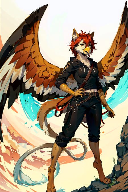 Anthro Griffin LoRA V2 ｜AI Art LoRA Model | PixAI