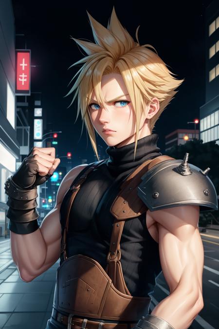 AI Art LoRA Model: Cloud Strife (final fantasy) | PixAI