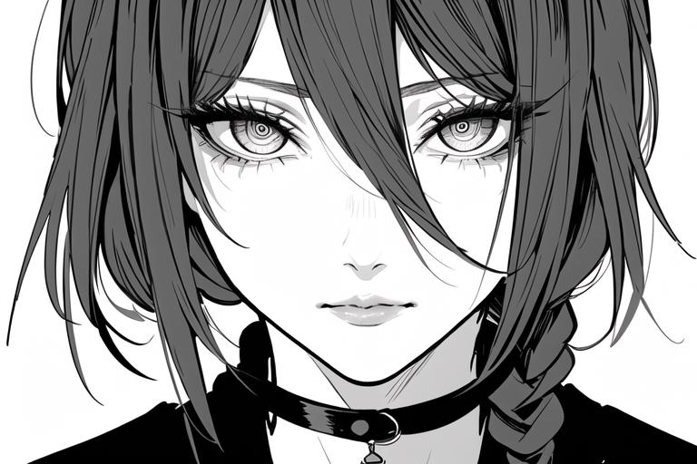 AI Art LoRA Model: Inoitoh Style (Monochrome) V1.5 | PixAI