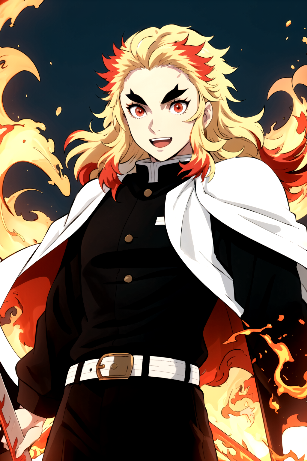 AI Art LoRA Model: Kyojuro Rengoku (Demon Slayer) 🔥 | PixAI