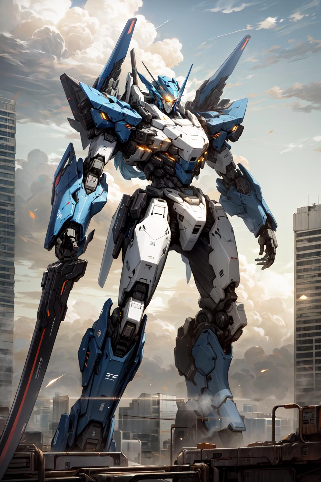 Mecha - v1.0 ｜AI Art LoRA Model | PixAI