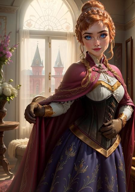 Anna (Frozen) Disney Princess, by YeiyeiArt｜AI Art Model & LoRA | PixAI