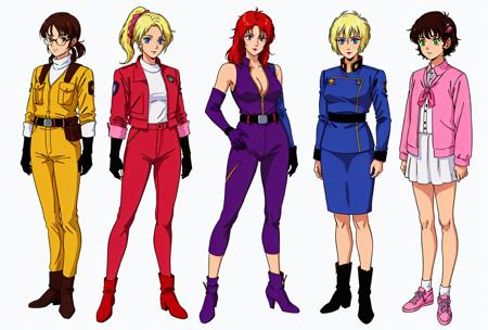 chara soon LORA(GUNDAM ZZ)character pack ｜AI Art LoRA Model | PixAI