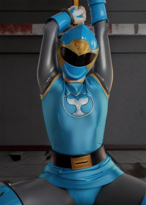 Hurricane Blue (Ninpuu Sentai Hurricanger) ｜AI Art LoRA Model | PixAI
