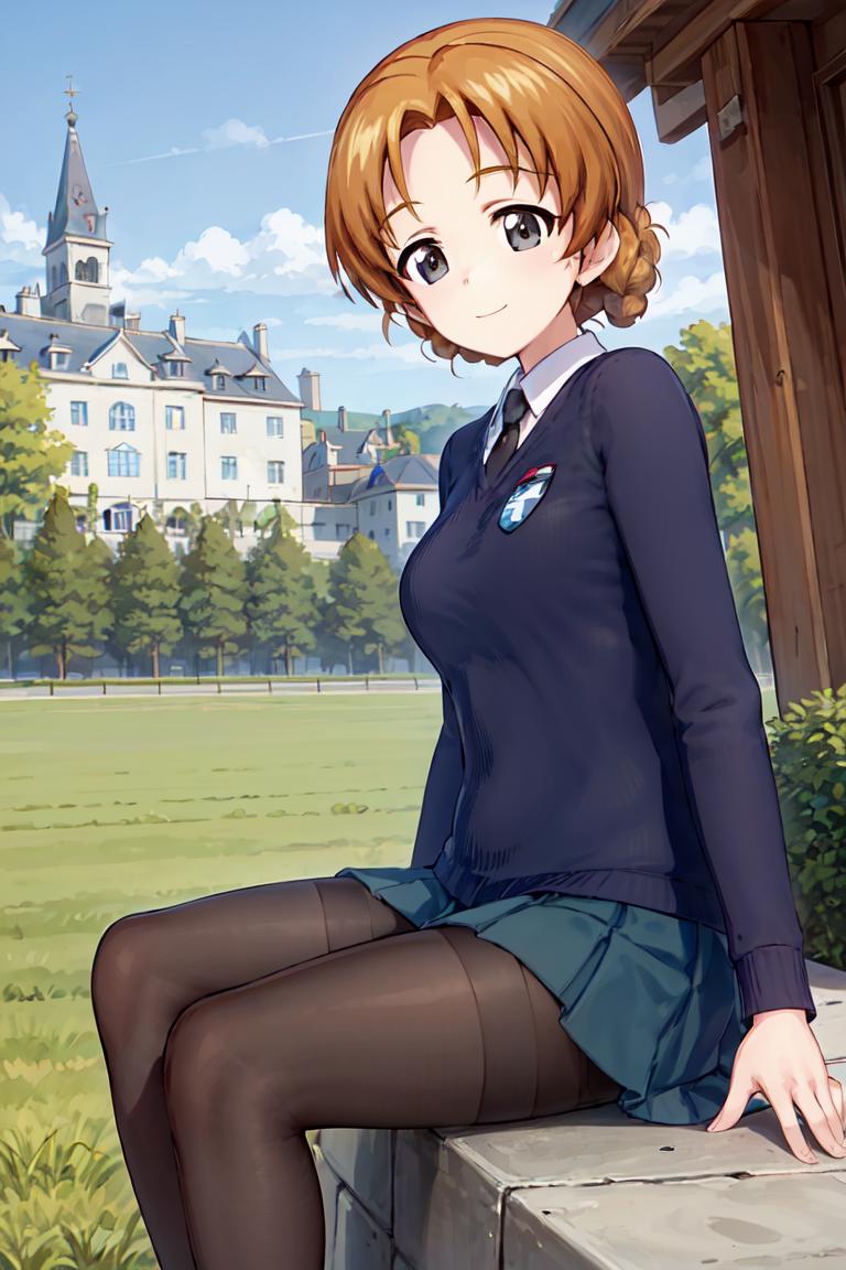 Girls und Panzer Orange Pekoe ｜AI Art LoRA Model | PixAI