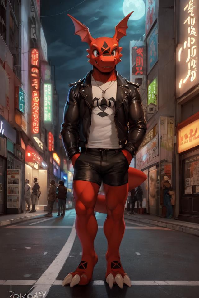 Guilmon (Digimon) ｜AI Art LoRA Model | PixAI