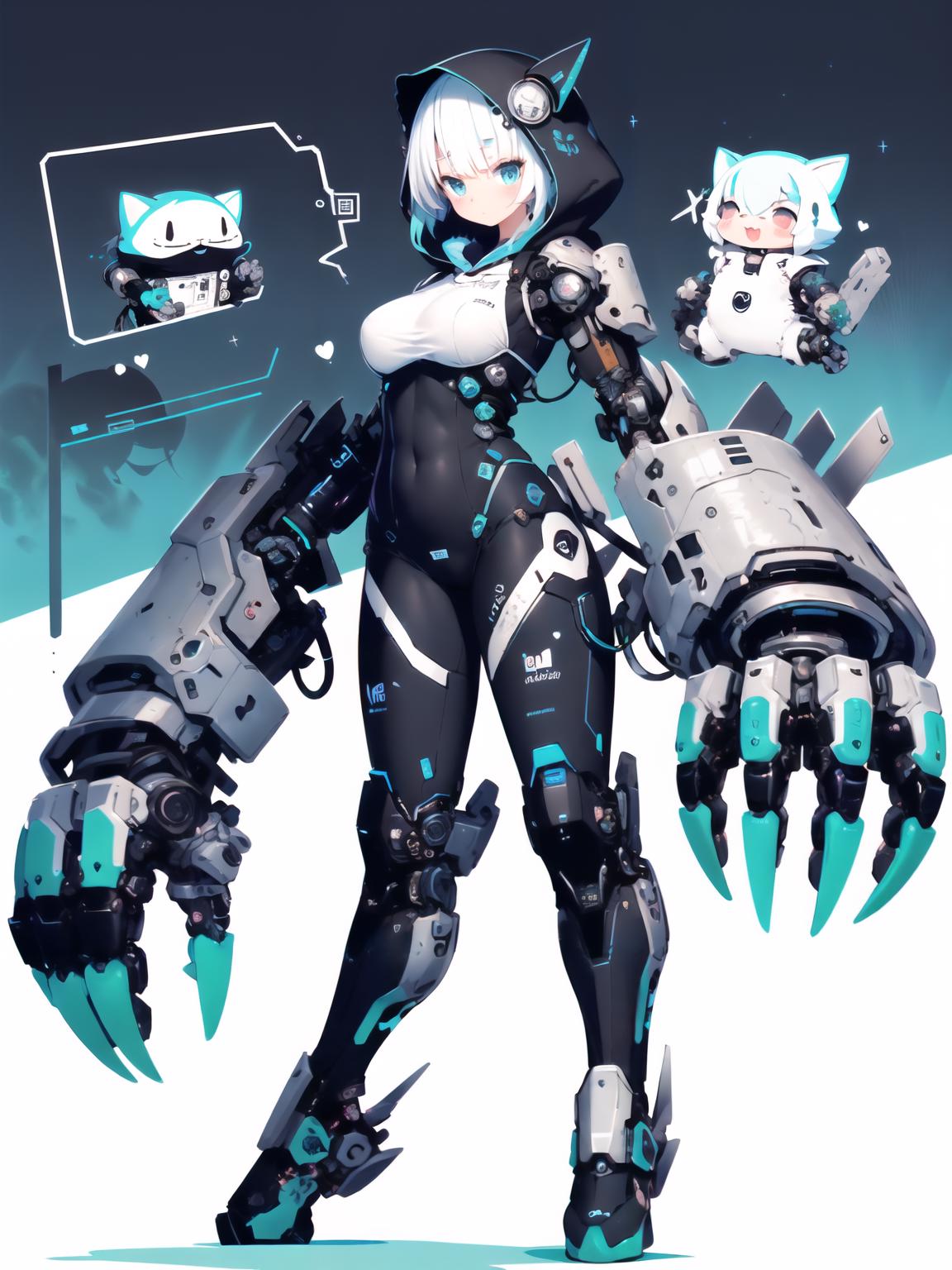 Large mechanical arms ｜AI Art LoRA Model | PixAI