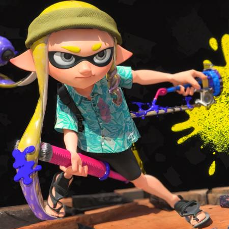 Splatoon3 Game Style｜AI Art Model & LoRA | PixAI