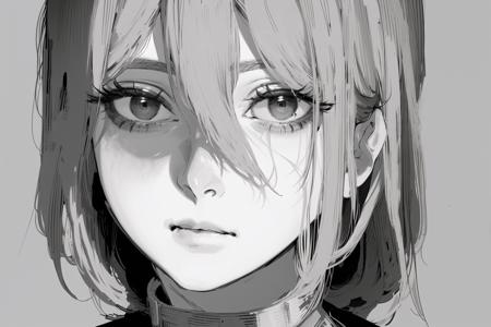 Inoitoh Style (Monochrome) ｜AI Art LoRA Model | PixAI