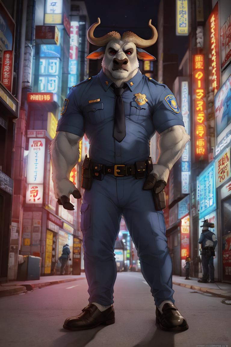 Chief Bogo (Zootopia) ｜AI Art LoRA Model & LoRA | PixAI
