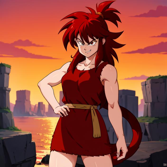 Primitive Saiyan Woman(Dragon Ball Z) ｜AI Art LoRA Model | PixAI