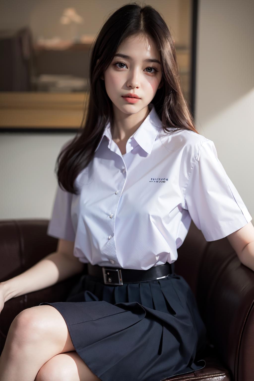 Thai High school uniform ｜AI Art LoRA Model | PixAI