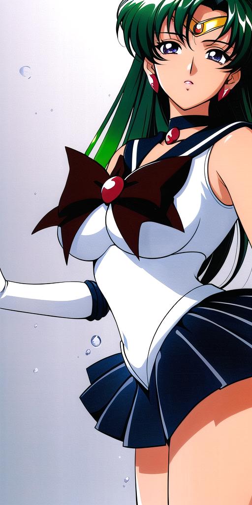 Setsuna Meiou ( Sailor Pluto Fanart LOCON version) - Sailor Moon ｜AI ...