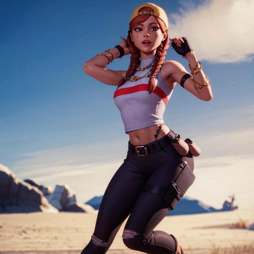 Aura Fortnite ｜AI Art LoRA Model | PixAI