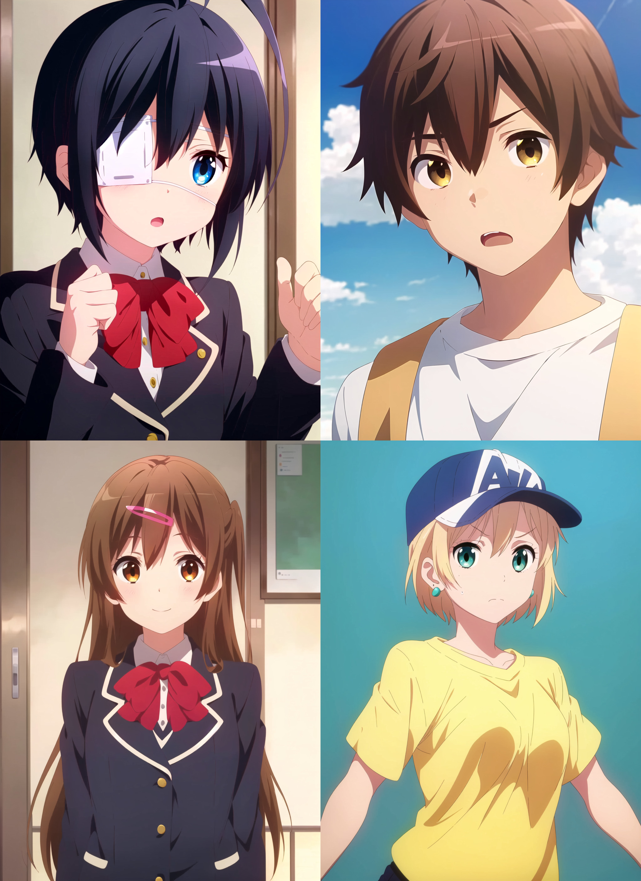 AI Art LoRA Model: Chuunibyou demo Koi ga Shitai! 中二病でも恋がしたい! (Kyoto ...