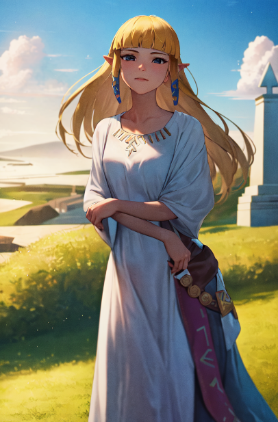 Princess Zelda Skyward Sword Art