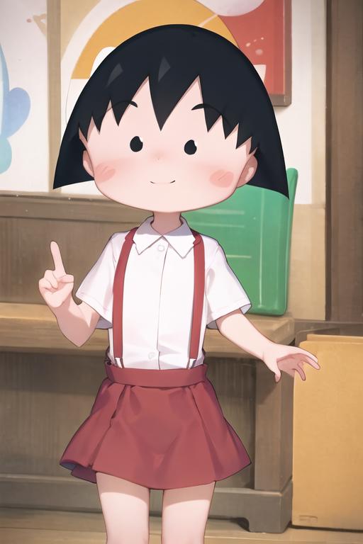 Chibi Maruko Chan ｜AI Art LoRA Model | PixAI