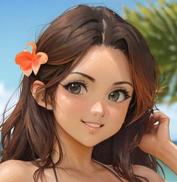 Coconut Bikini ｜AI Art LoRA Model | PixAI