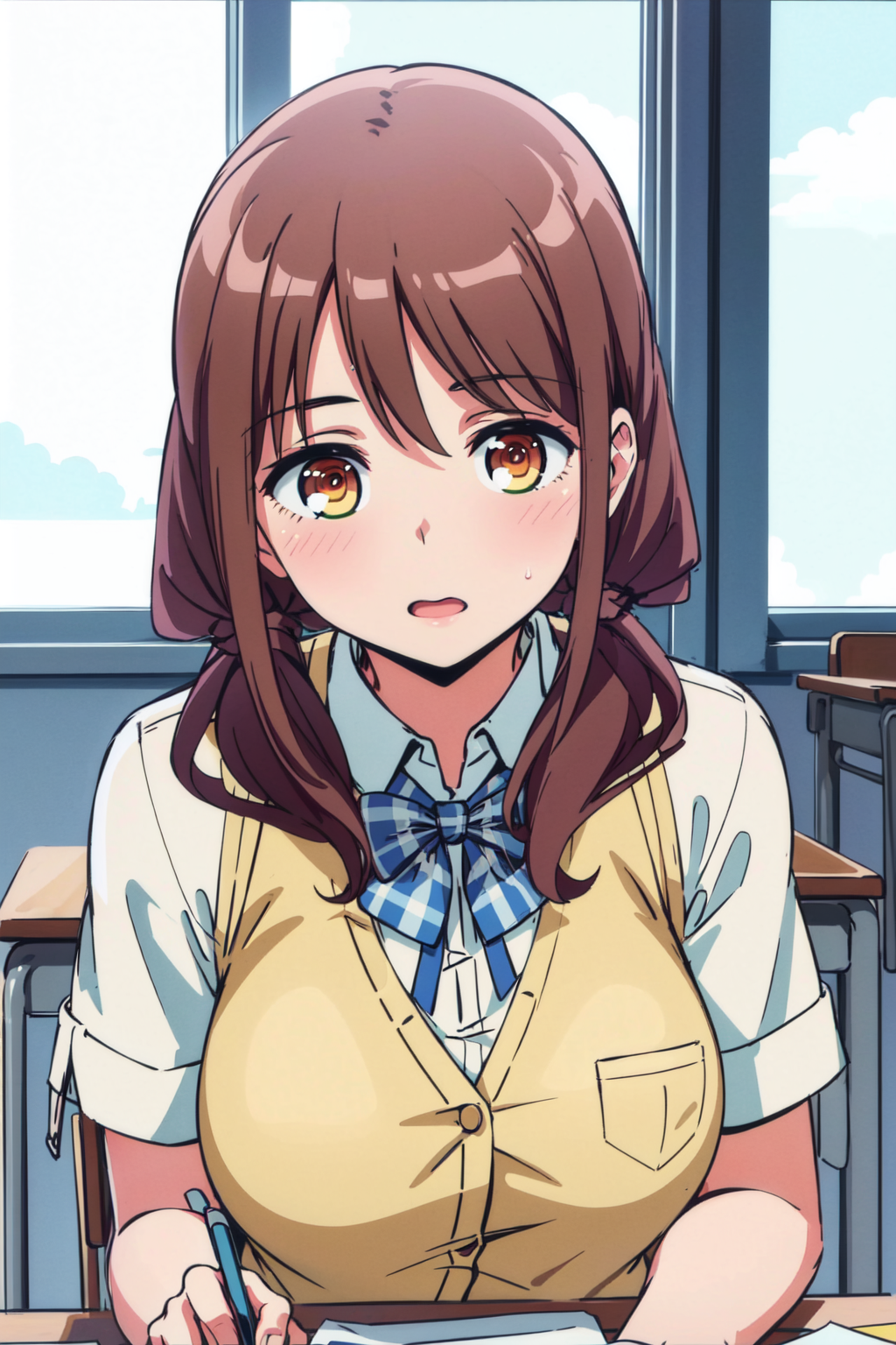 AI Art LoRA Model: Haruka Oozora | Harukana Receive LoRa | PixAI