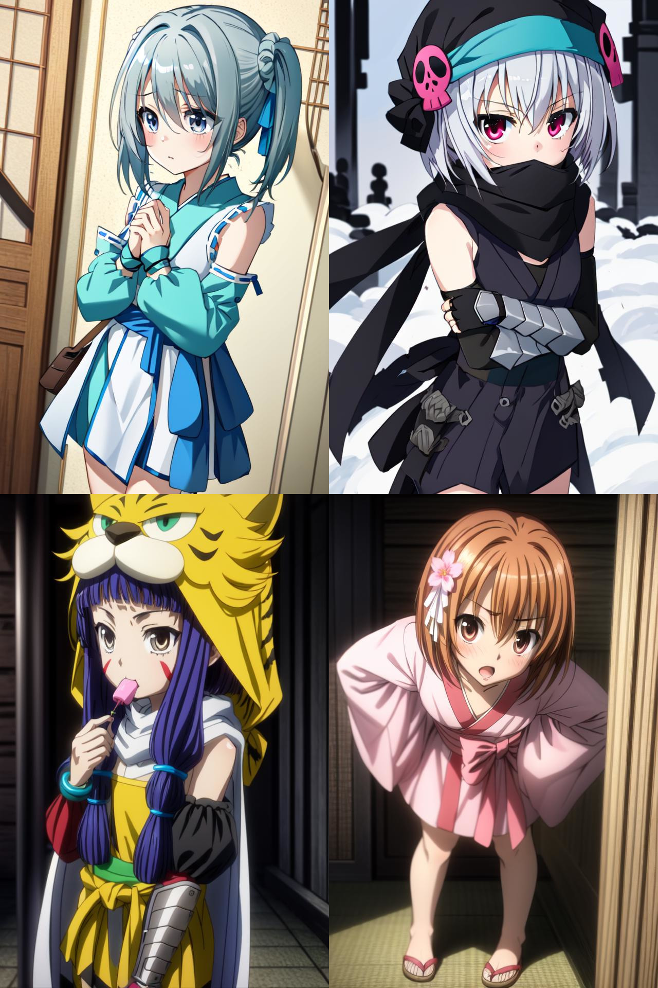 Takenaka Hanbei / Hachisuka Goemon / Maeda inuchiyo / Nene from Oda ...