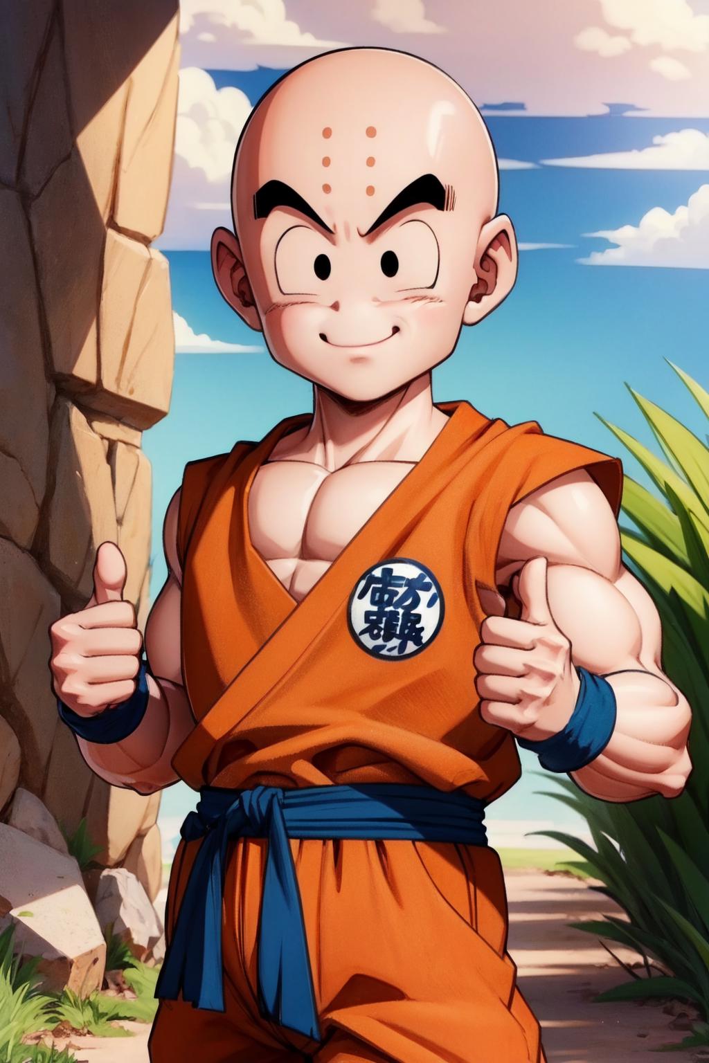 AI Art LoRA Model: Krillin/クリリン - Dragon Ball | LoRA | PixAI