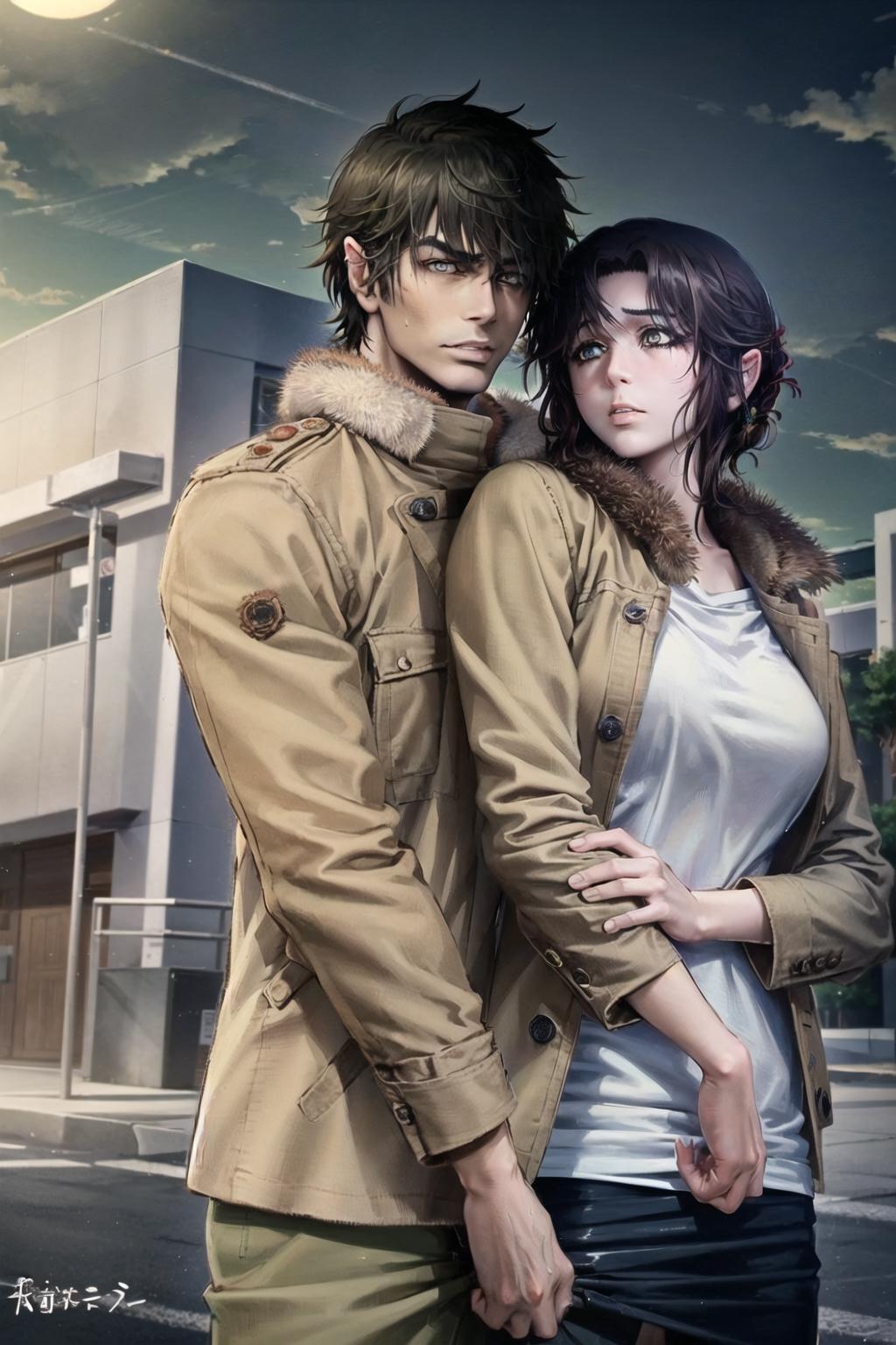 AI Art LoRA Model: Wolf Guy (Akiko Aoshika, Akira Inugami) Manga Style Characters - LoRA by ...