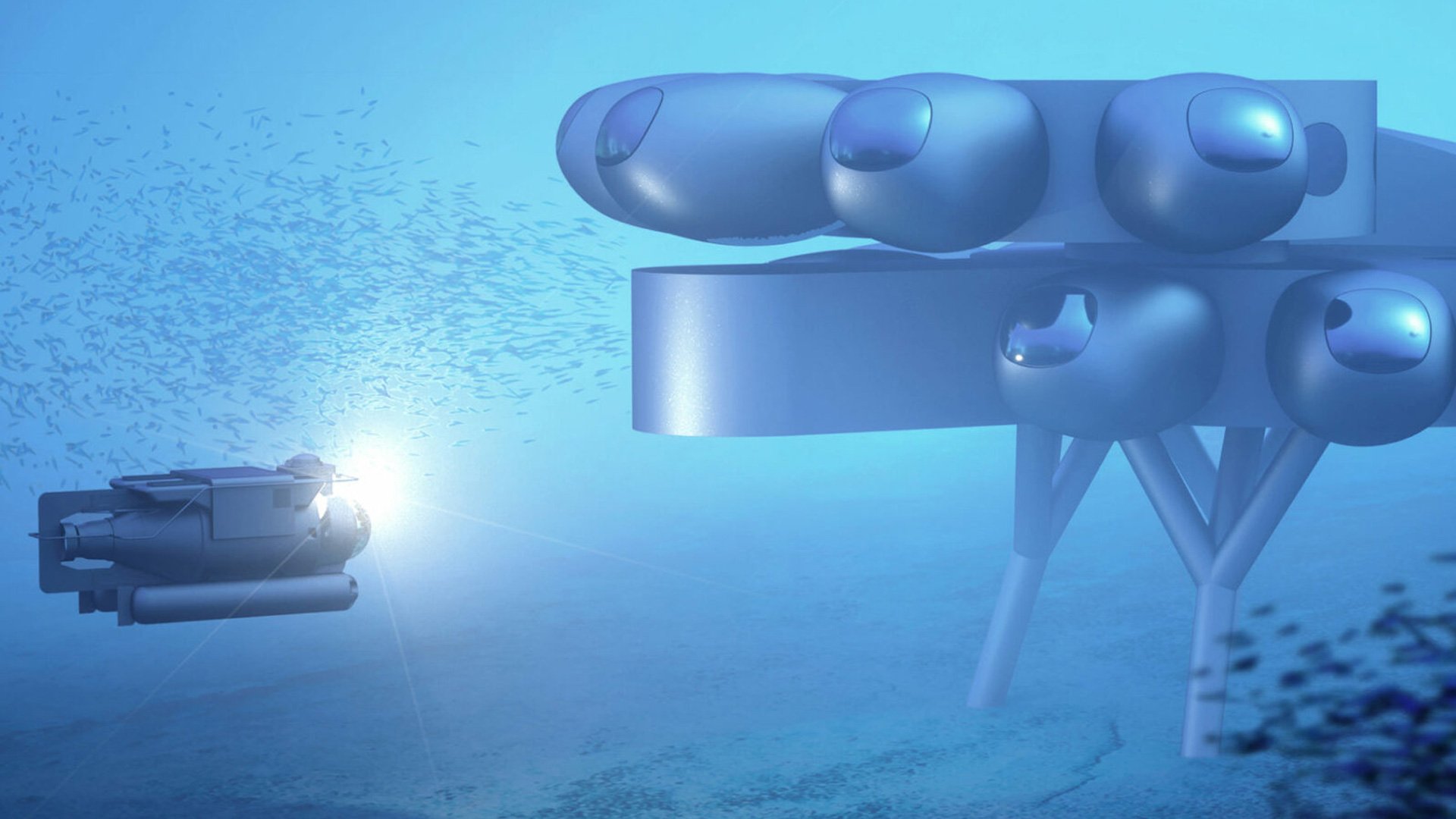 Proteus is an underwater research center | Fuseproject
