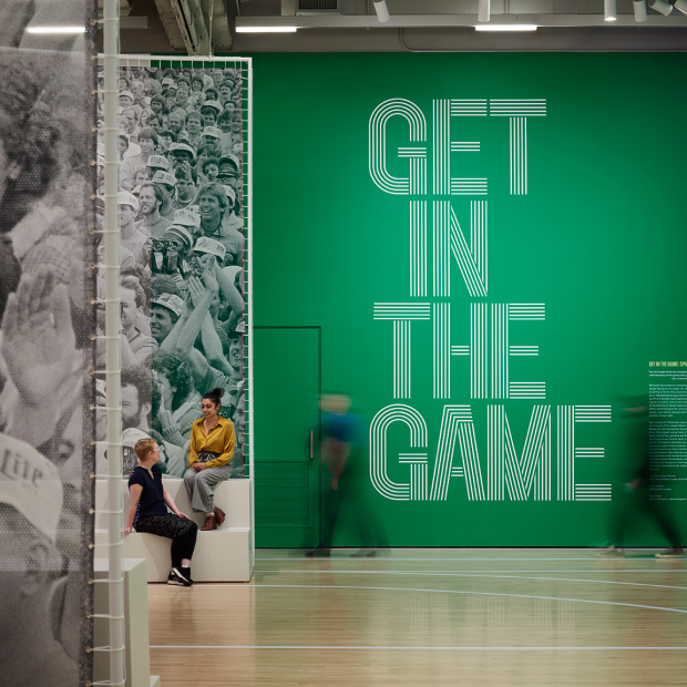SFMOMA Sports-Inspired Exhibition Design | Fuseproject